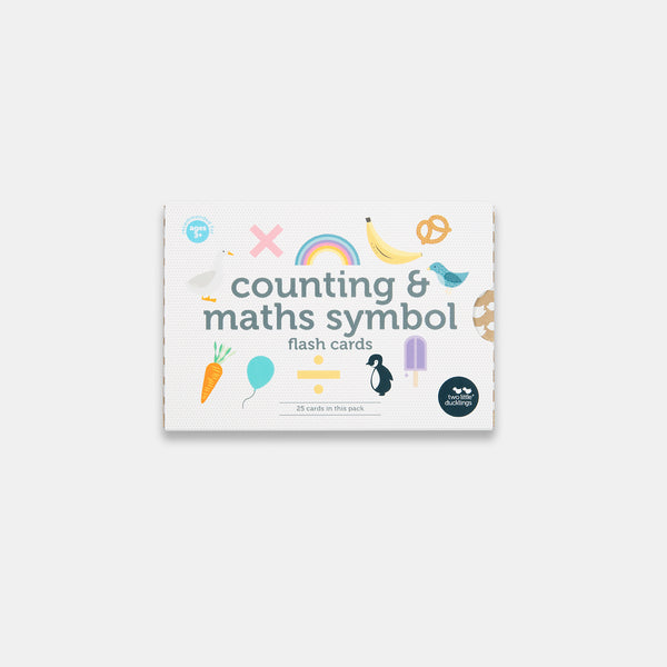 Counting and Math Symbol Flash Cards – My Small World Adventures
